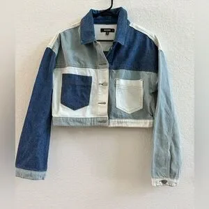 Missguided | Jackets & Coats | Preowned Misguided Mismatched Denim ...